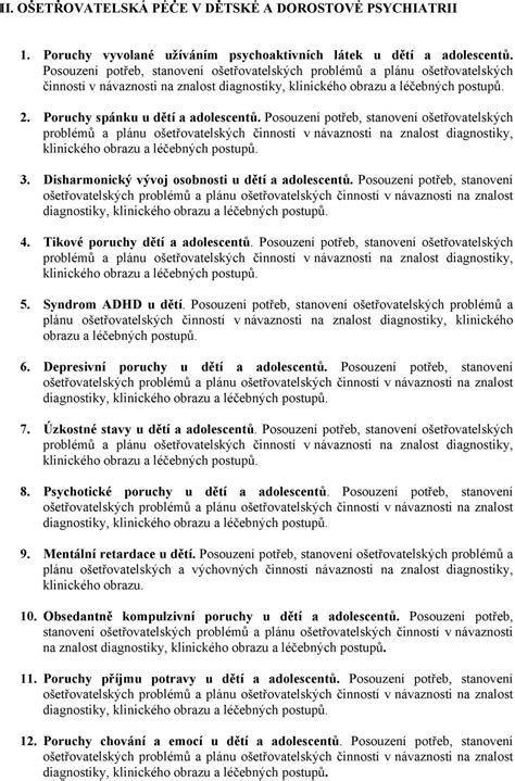 3 Základní vyšetření psychiatrická a psychologická rozhovor s