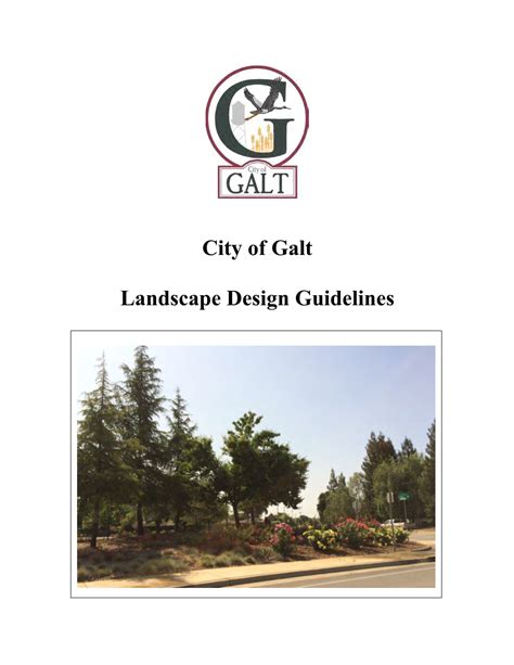 City Of Galt Landscape Design Guidelines Docslib