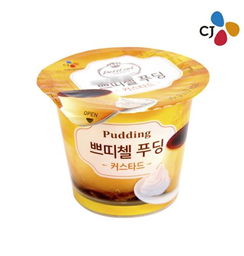 Cj 쁘띠첼 푸딩 커스타드 90g 푸딩커스터드디저트 티몬