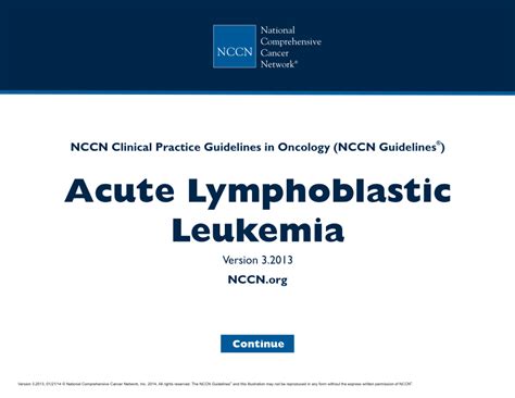 PDF Acute Lymphoblastic Leukemia