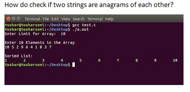 Solved How Do Check If Two Strings Are Anagrams Of Each Chegg Com