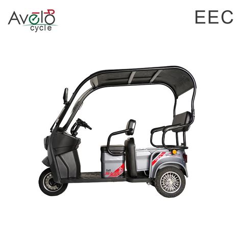 China Semi Closed Electric Tricycle Three Wheel Electric Passenger