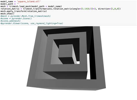 Trimesh Path Raster Rasterize Doesn T Appear To Render Islands Or