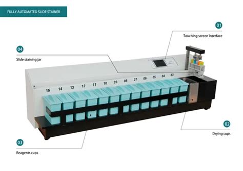 Automated Tissue Stainer Tissue Staining Machine Histology Stainer