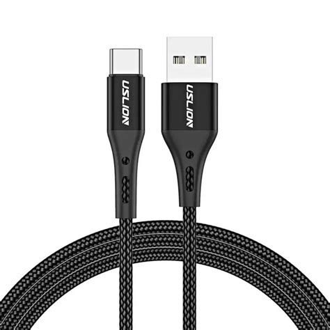 Зарядный кабель Usb Uslion Type C 2m 3А быстрая зарядка для телефона
