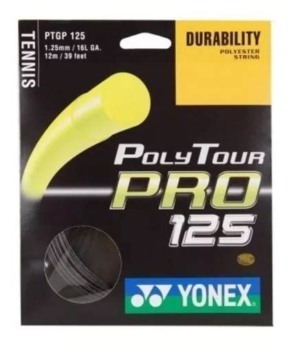 Juego de cuerdas de grafito Yonex Poly Tour Pro de m Cuotas sin interés