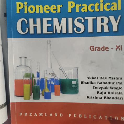 Class Xi Chemistry Pratical Book Sajha Kitab