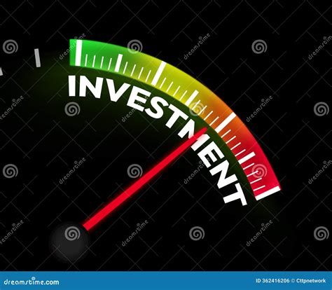 Risk And Return Relationship Highlighted By A Graph Royalty Free Stock Image