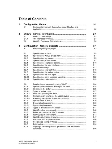Wincc Configuration Manual C79000 G8276 C139 01 Pdf C Programming