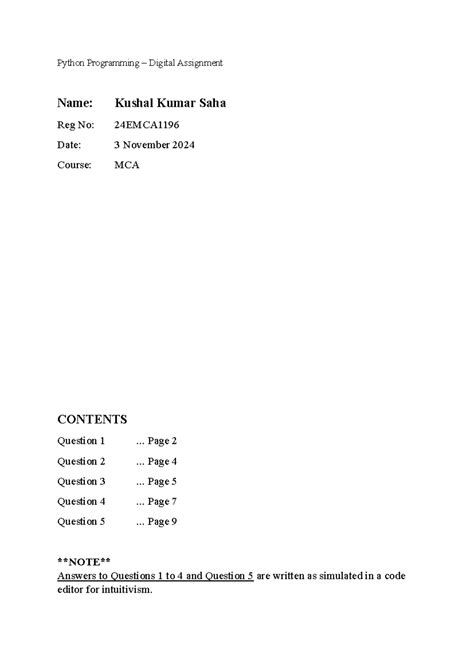 24emca1196 Python Digital Assignemnt Python Programming Digital