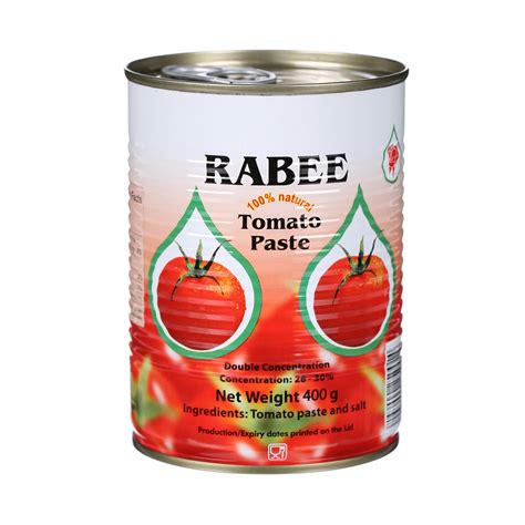 Rabee Tomato Paste 400 G Sharjah Co Operative Society