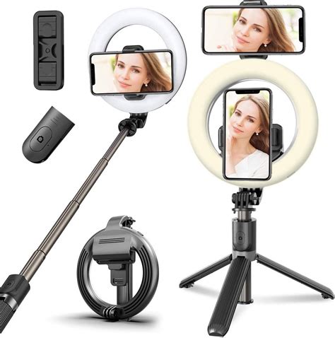 Ring Light With Tripod 9 And Phone Holder Perfect For Selfies