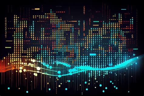 Premium Photo Abstract Big Data Flow Background