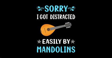 Distracted Mandolin Mandolin Sticker Teepublic