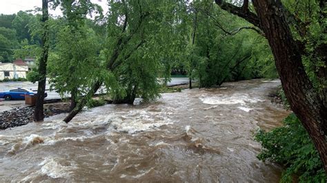 Flooding In Helen Takes Over City Streets As Warnings Continue