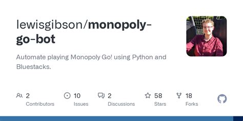 GitHub Lewisgibson Monopoly Go Automate Playing Monopoly Go Using Python And Bluestacks