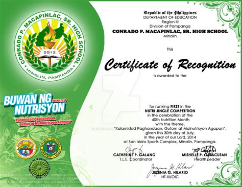 Nutrition Counseling Certificate Tgmor