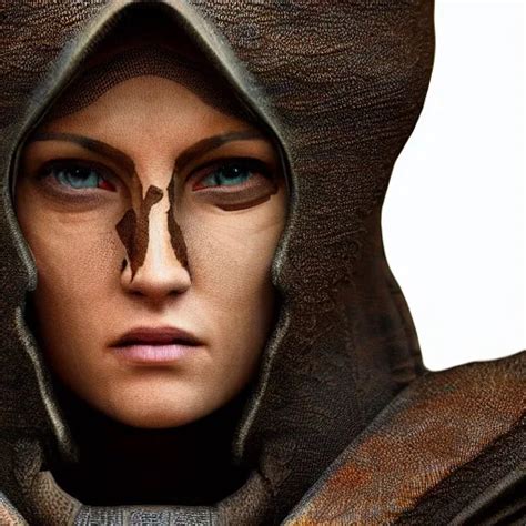 Dune Tribute Character Wearing Detailed Combat Body Suit W