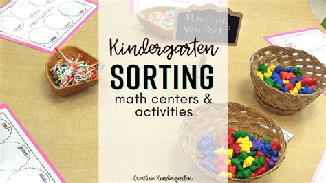 Kindergarten Sorting Activities With A Freebie Creative Kindergarten