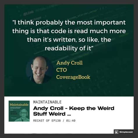 Robby Russell On Linkedin Really Enjoyed Talking Shop With Andy Croll