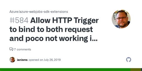 Allow Trigger To Bind To Both Request And Poco Not Working In Net