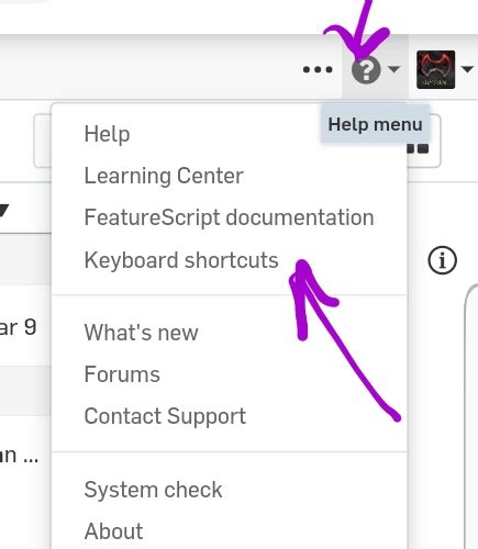 Keyboard Shortcut TOGGLE For Perspective View ON OFF Onshape