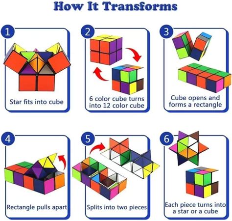Euclidean Cube Juego De Cubos Mágicos Star Cube 2 Piezas Envío Gratis