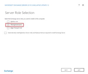 Exchange 2019 CU12 Install Management Tools Frankys Web