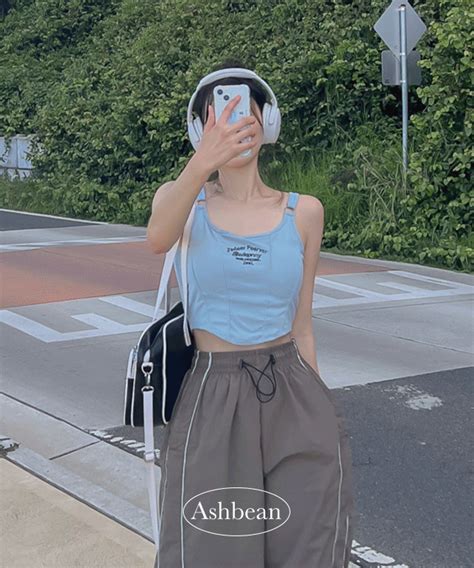 [힙순이💗] 359 3color 힙순이 브라렛 언발 기장 끈 나시 캡브라 브라탑 캡내장 빅사이즈 고리 링 레터링나시