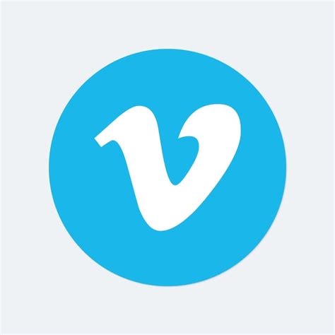 Vimeo Vector Icono De Redes Sociales Vector Premium