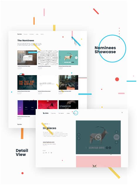 CSS Design Awards Woty On Behance