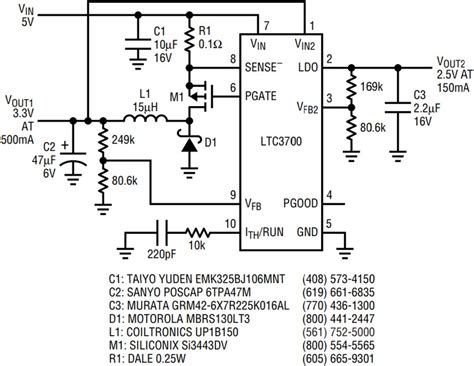 Replace Two Ics With A Combination High Efficiency Buck Controller Plus Low Noise Ldo Analog