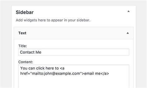 How To Link To An Email Address In WordPress How To Link To An Email Address In WordPress