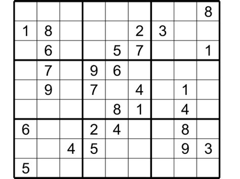 Example Of An Order Sudoku Puzzle This Particular Grid Is