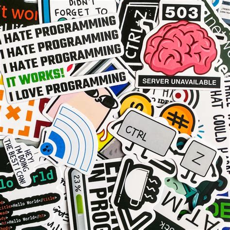 Programmer Stickers Etsy