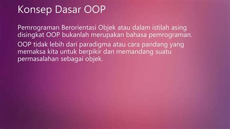Pemrograman Desktop PPT