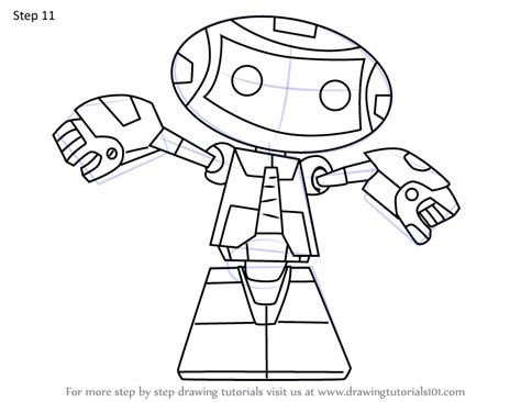 How To Draw Robopal From Johnny Test Johnny Test Step By Step DrawingTutorials Com