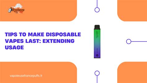 Tips To Make Disposable Vapes Last Extending Usage Blog Jamesytechblog
