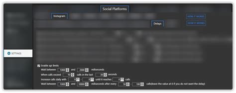 Using API Limits And Delays For Instagram SU Social