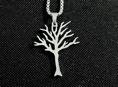 Xs Tree Tattoo Stainless Steel Necklace Xxx Chain American Hip Hop