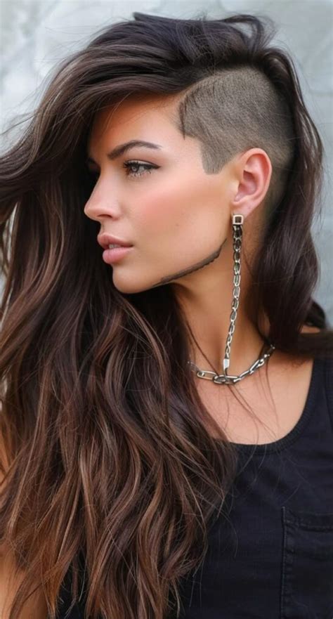Long Hair With Shaved Sides Looks To Inspire Your Next Cut Long Hair Shaved Sides Shaved