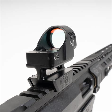 Candh Picatinny Riser Mount For Trijicon Rmr Sro Rcr Holosun 407c