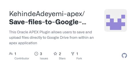 GitHub KehindeAdeyemi Apex Save Files To Google Drive This Oracle