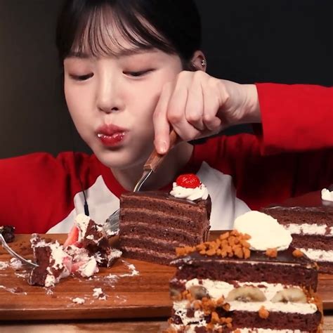 Boki Asmr Mukbang Eating Show Chicken Meat Meat Noodle Hello