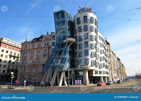 Dancing House Prague Editorial Stock Image Image Of Dance 29989859