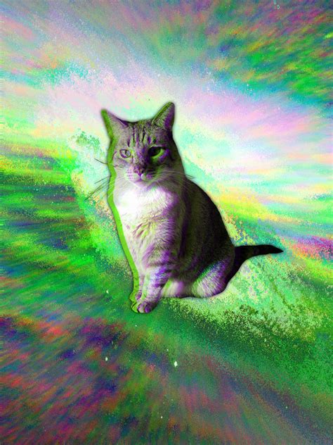Trippy Kitty By Cr33pyki77y On Deviantart