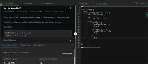 gfg160 geekstreak2025 dsa cpp algorithm learninginpublic… yash