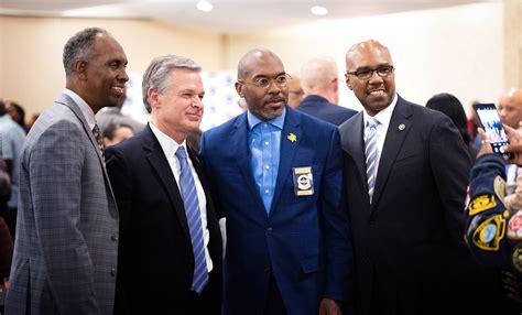 Director Wray And Robert Contee At Noble — Fbi