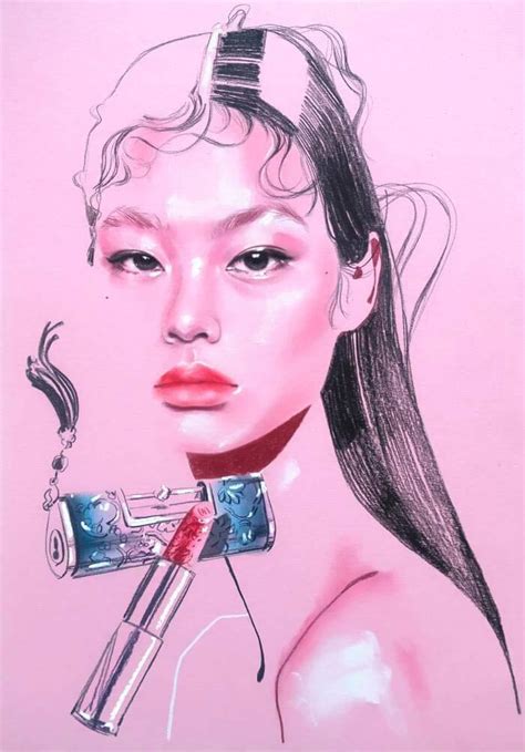 Zhenya Z Fashion Illustrator And Teach Illustrators On Trendy Art Ideas