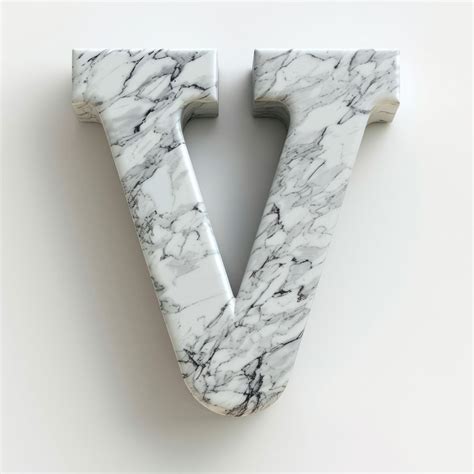 Letter V White White Background Premium Photo Illustration Rawpixel
